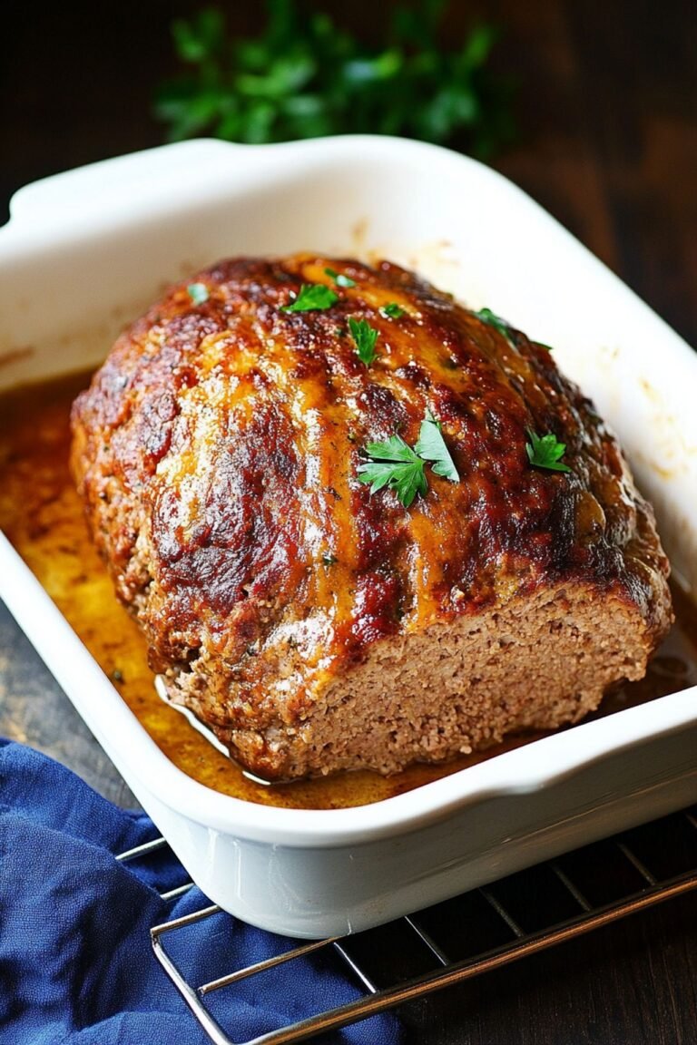 Bester Hackbraten aus dem Ofen - Saftig und Einfach