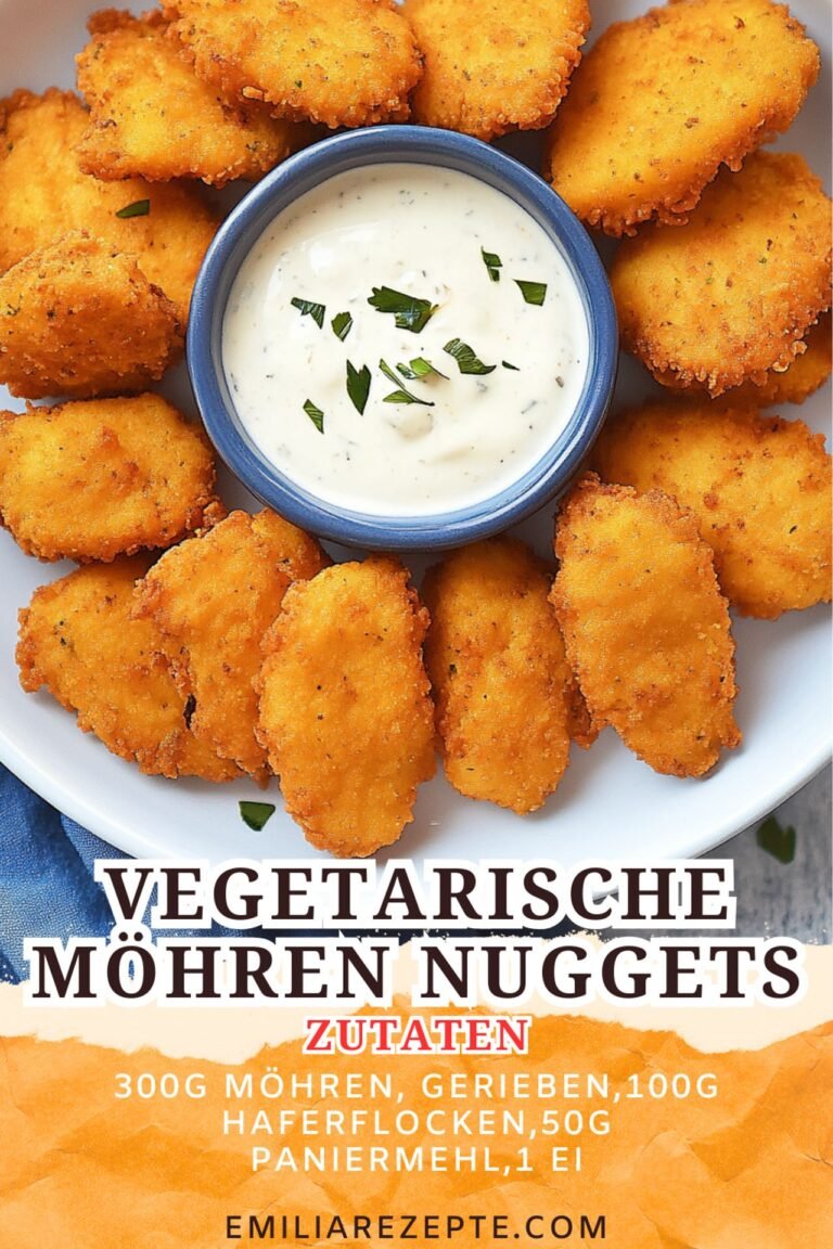 Vegetarische Möhren Nuggets – Einfach & Lecker