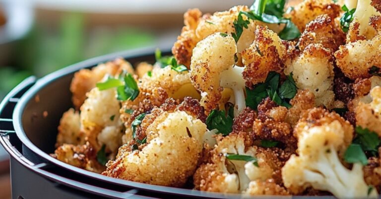 Panierter Blumenkohl Aus Dem Airfryer - Vegetarische Rezepte Airfryer